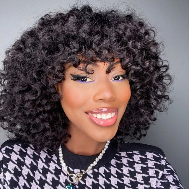 Wispy Bangs Curly Hair