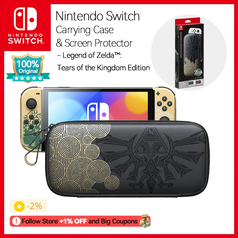 Nintendo Switch Carrying Case - Legend Of Zelda™: Tears Of The Kingdom ...