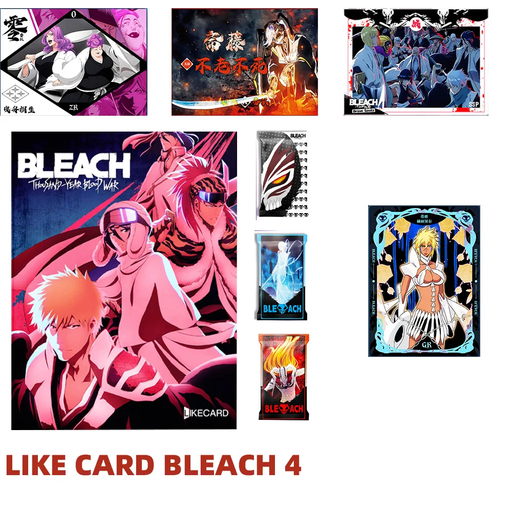 Like-Card-Bleach-4-Card-Toys-Gift-For-Kids-Child-Tcg-Cartas-Games-Card ...