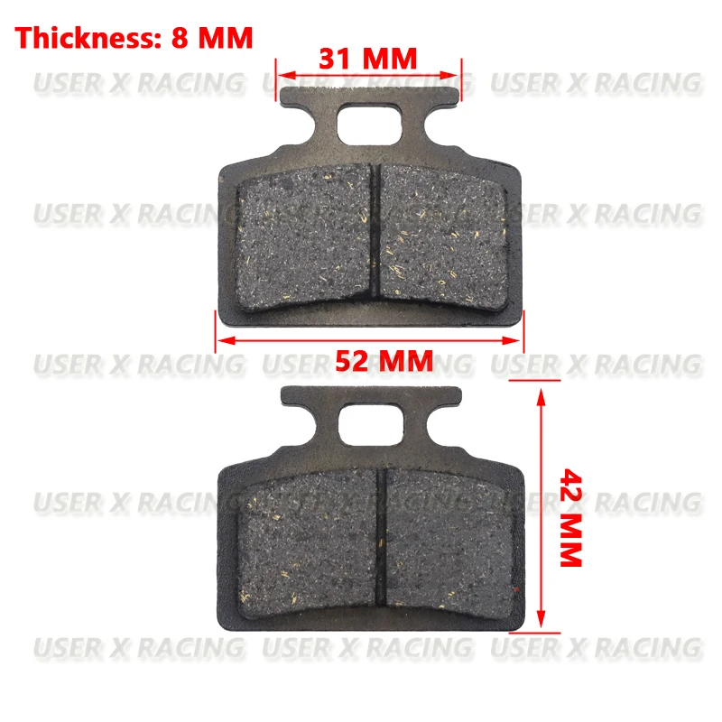 USER-X Universal motorcycle disc brake pad Brakes Front Rear Disc Brake ...