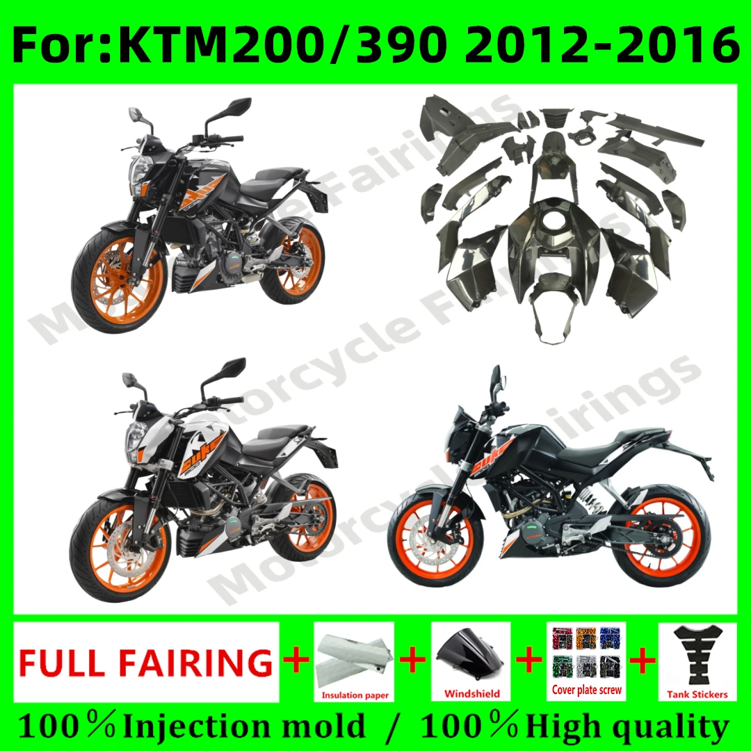 NEW ABS Motorcycle Injection mold Full Fairings fit For KTM DUKE 125 ...