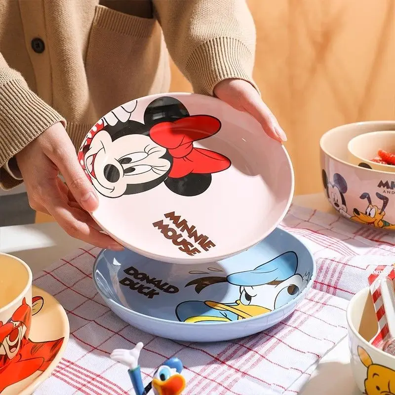 Disney Ceramic Children's Dinner Plate Household High Temperature ...