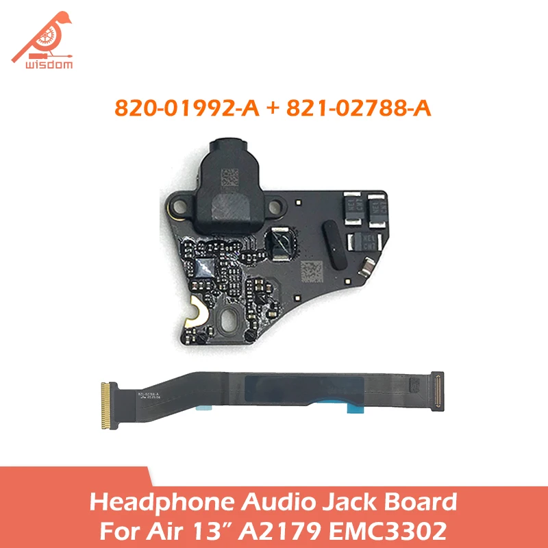2020 Year Laptop A2179 Headphone Audio Jack Board with Flex Cable 820 ...