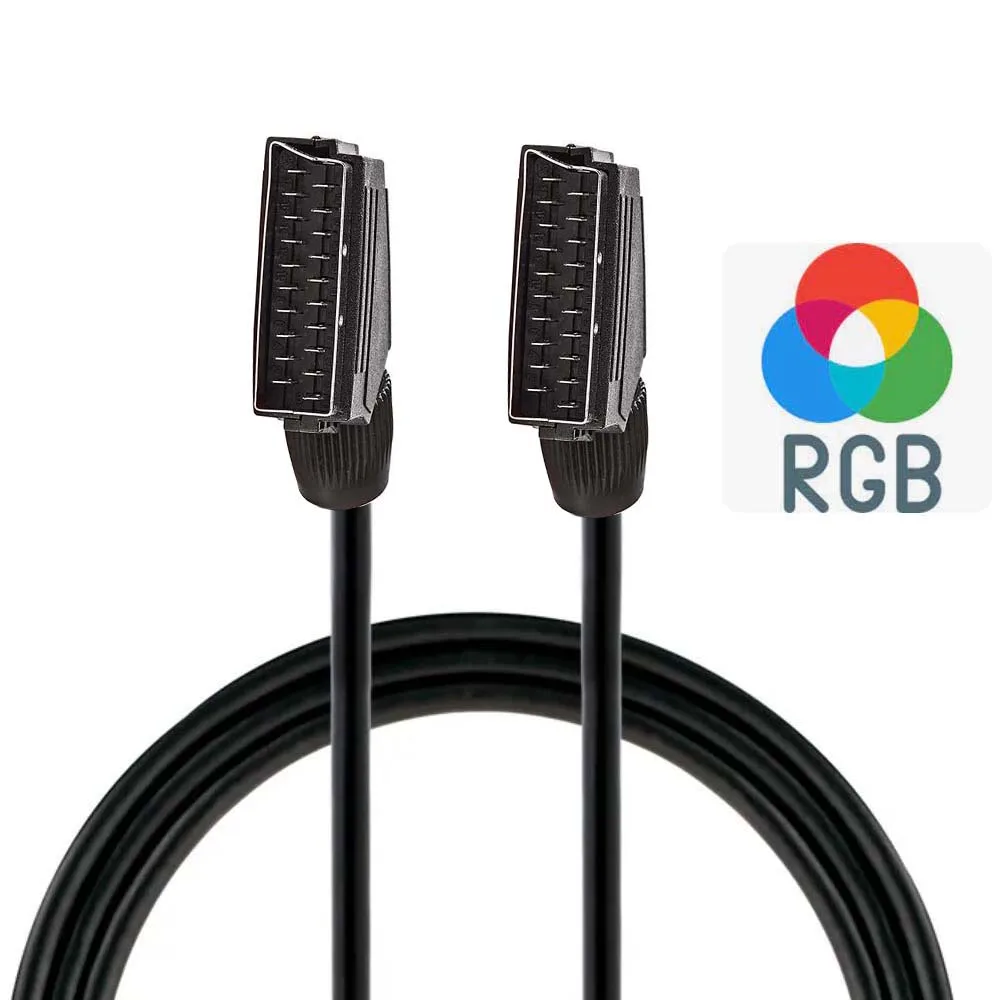 RGB-Scart-Cable-21-PIN-RGB-Scart-to-Scart-Cable-for-TV-Recorder-DVD ...