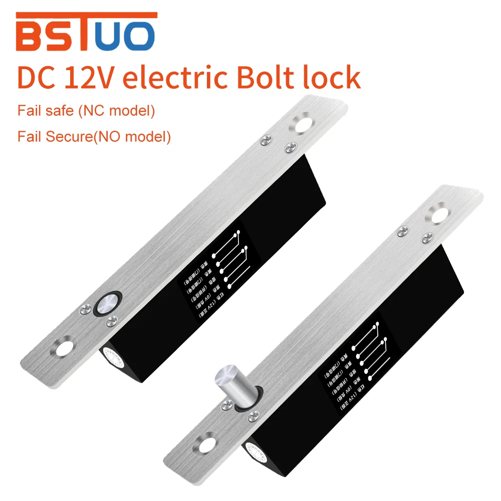 DC-12V-Electric-Bolt-Lock-NC-NO-Mode-Output-Time-Delay-Fail-Safe-Fail ...