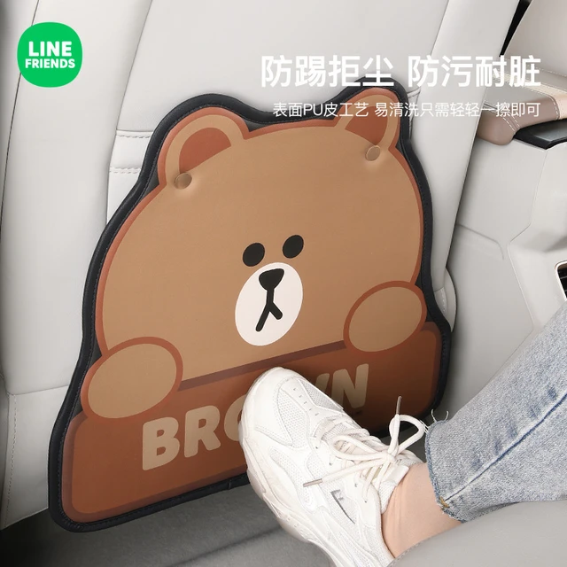 Line Brown Bear Sticker