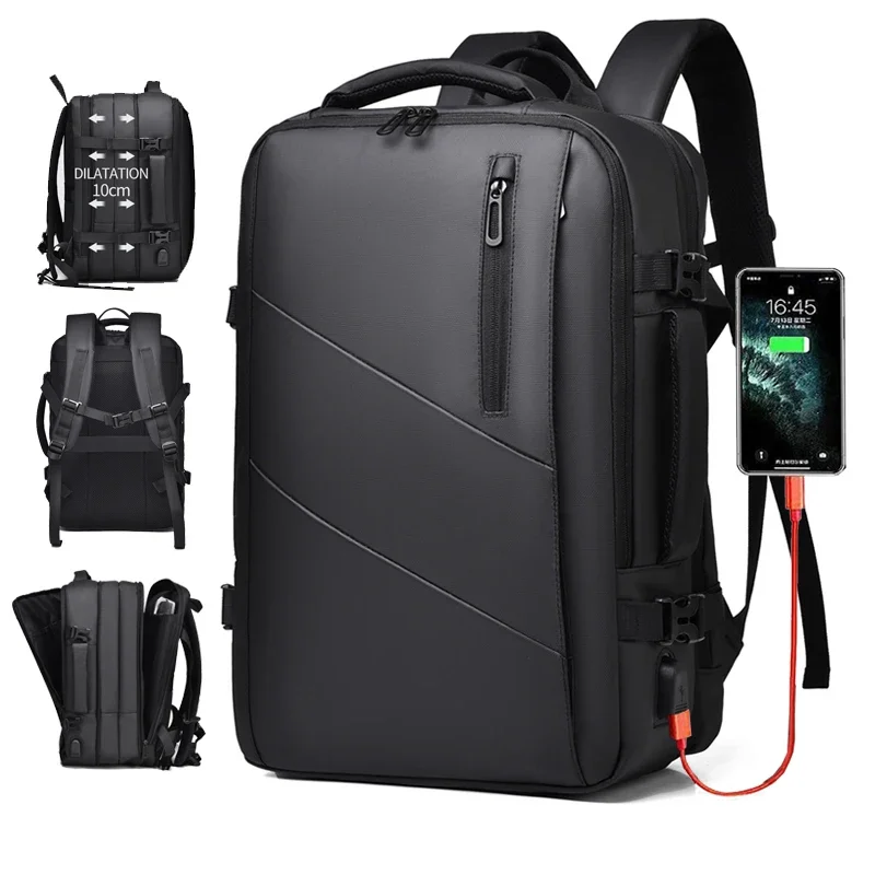 Backpack Men 2025 Business Leisure Computer Bag Sports USB Charging ...