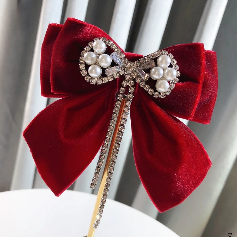 Red Satin Bow
