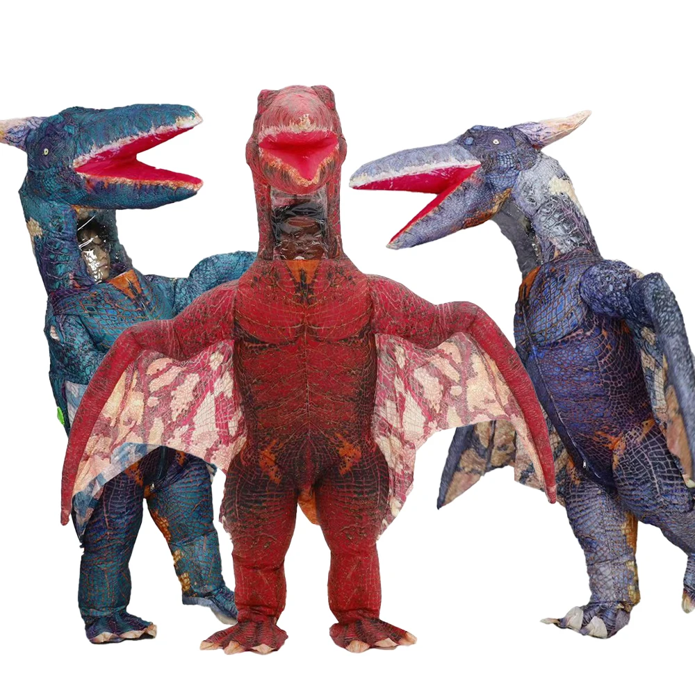 Adult Pterosa Dinosaur Inflatable Costume Halloween Cosplay Pterosaur ...