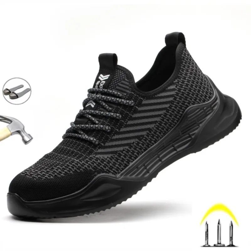 Labor-Shoes-Men-s-Steel-Toe-Cap-Anti-Impact-And-Stab-Work-Shoes ...