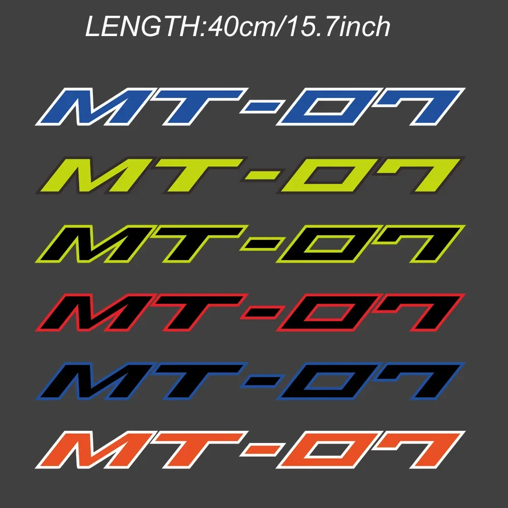 For YAMAHA MT-07 MT07 MT 07 Decoration Logo Stickers Decals Motorcycle ...