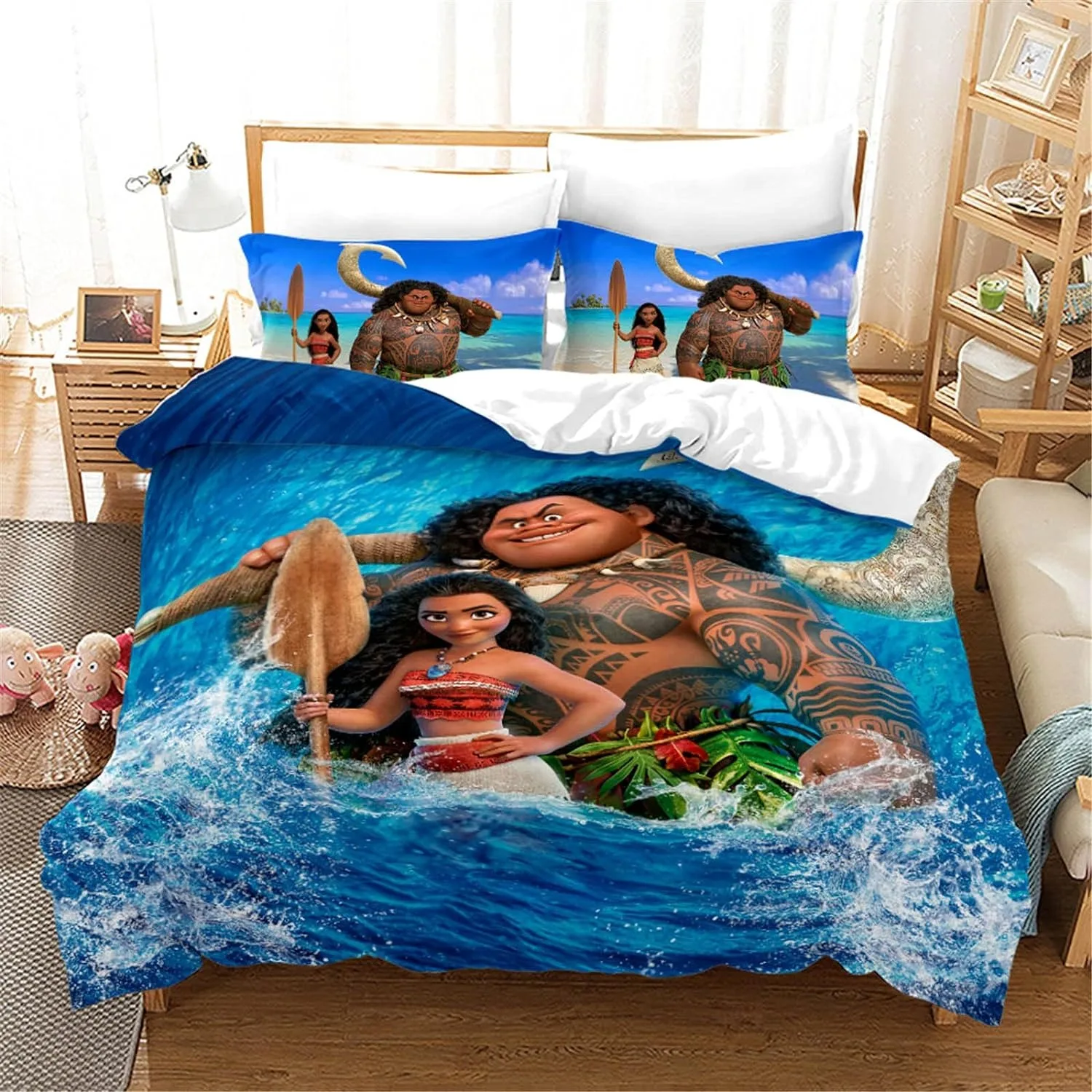 Disney-Cartoon-Moana-Bedding-Set-Children-Duvet-Cover-Sets-Bedding-Sets ...