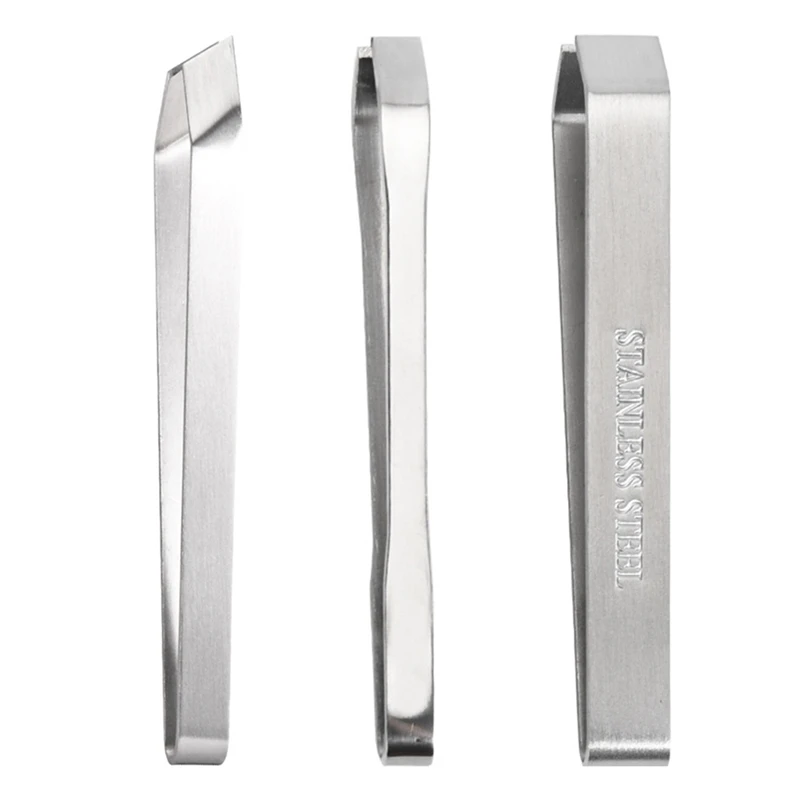 1 PC Stainless Steel Fish Bone Tweezers Pincer Clip Puller Remover ...