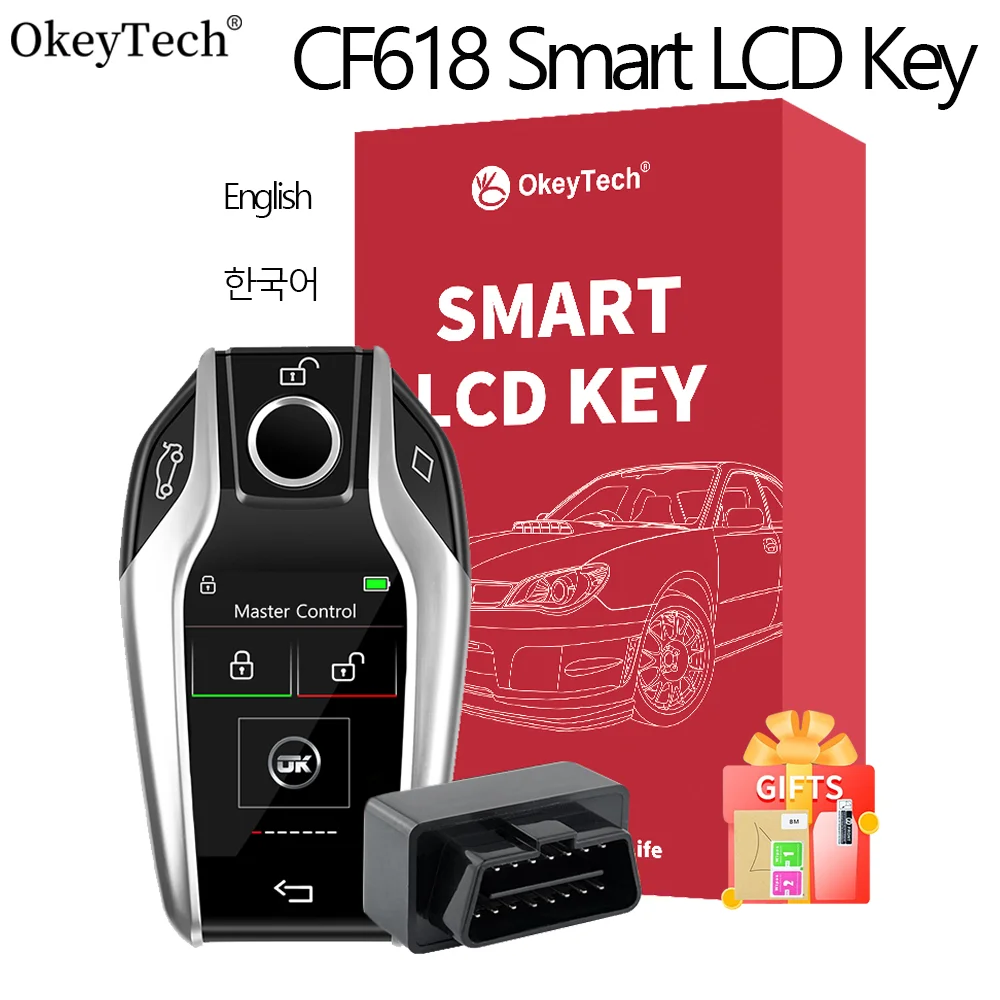 CF618 Universal Modified Remote Smart LCD Key For BMW For Benz For Audi ...
