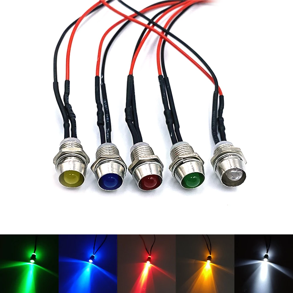 Luces-indicadoras-de-se-al-de-diodo-emisor-de-bombillas-LED ...