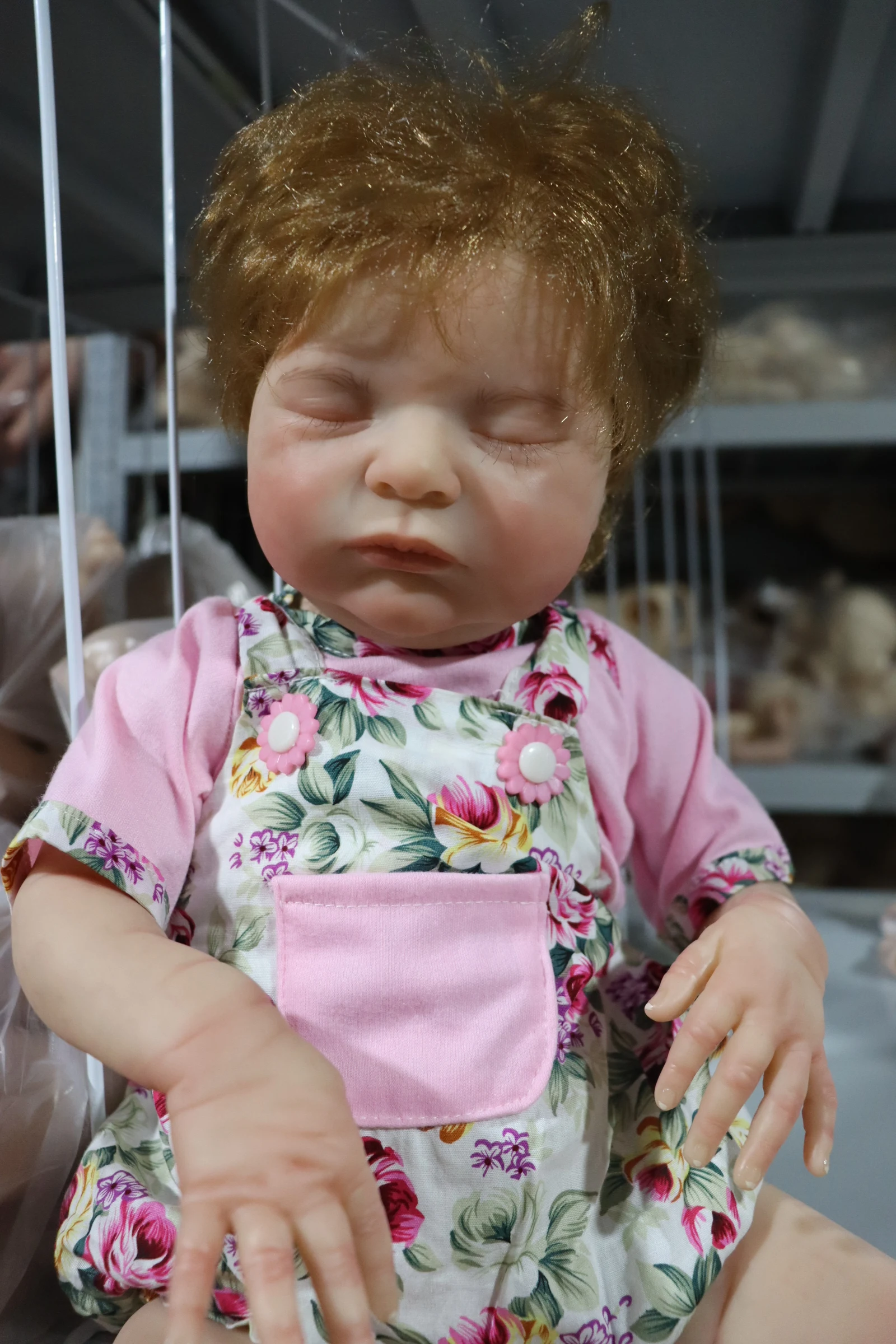 Team Fbbd 50cm Already Finished Bebe Reborn Laura With Hand-rooted Hair ...