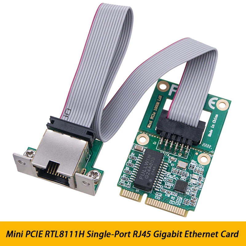 RTL8111H-Mini-PCIE-Gigabit-Network-Card-Single-Port-Ethernet-LAN-Card ...