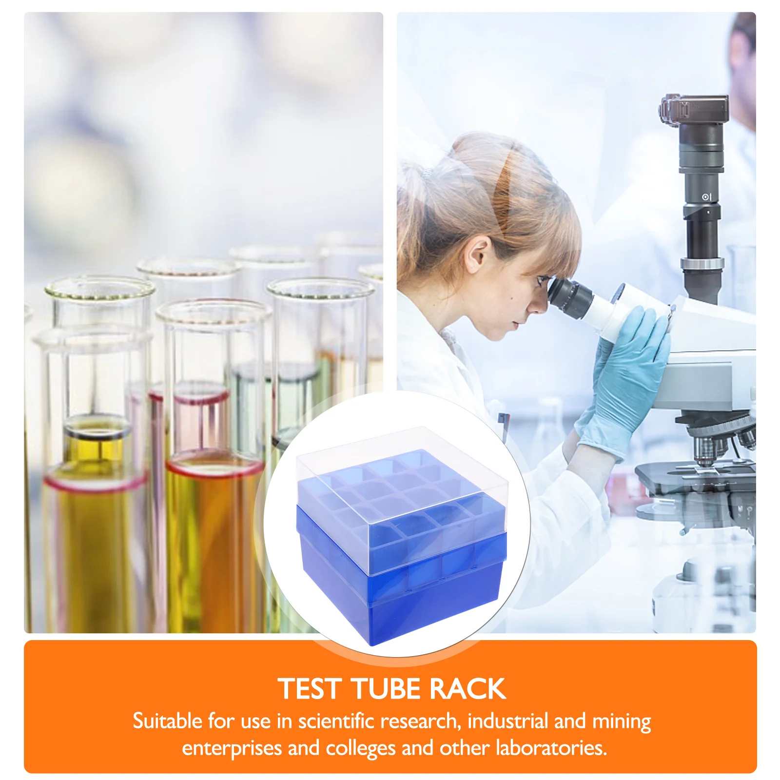 Test Tube Holder Microcentrifuge Tube Box Centrifuge Tube Freezer ...