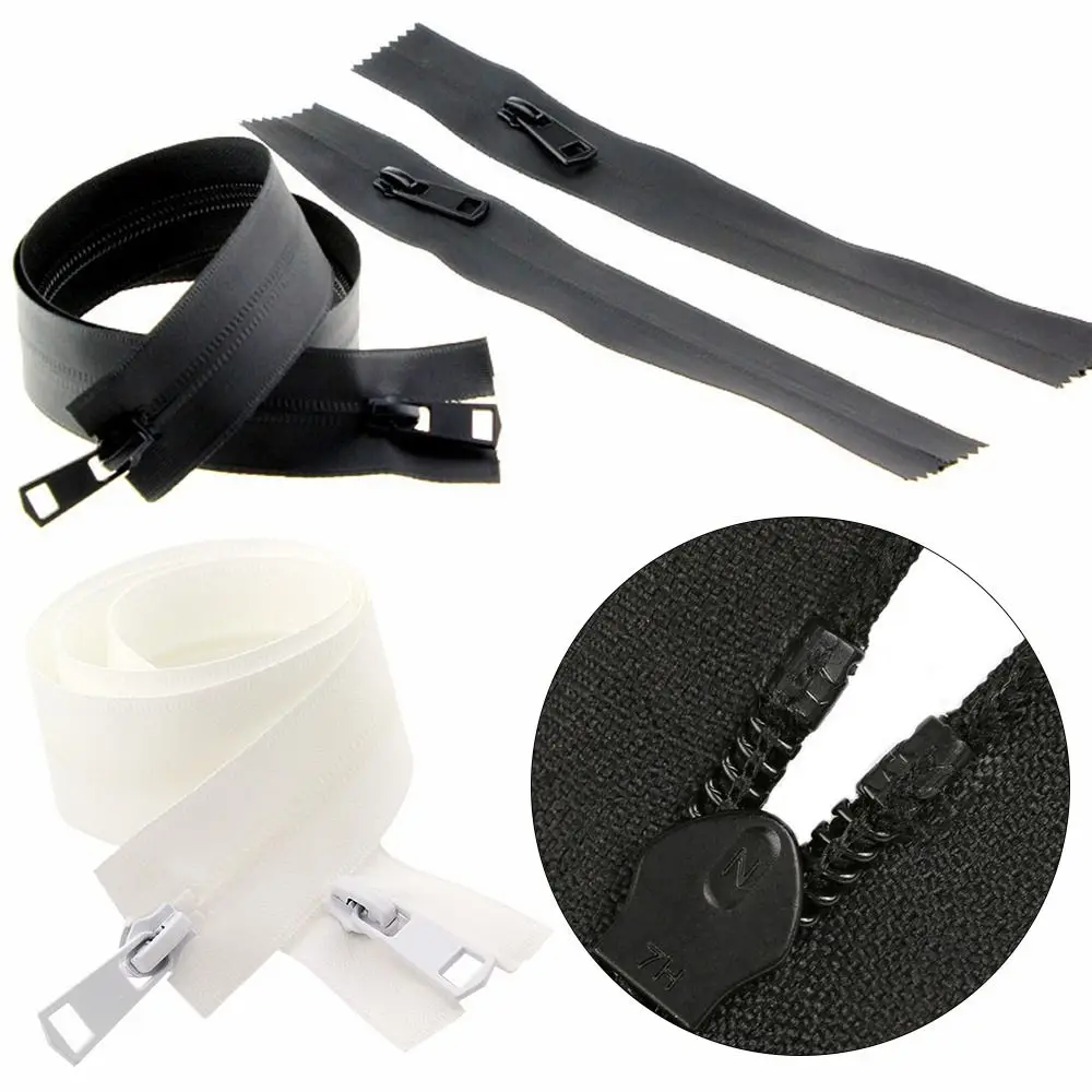 5# Open-end Double Slider Zip Waterproof Invisible Zipper DIY Sewing ...