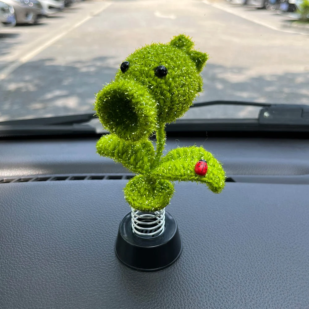 Crochet Pea Shooter,Sunflower,Cannibal Flower,Handmade Bobbleheads ...