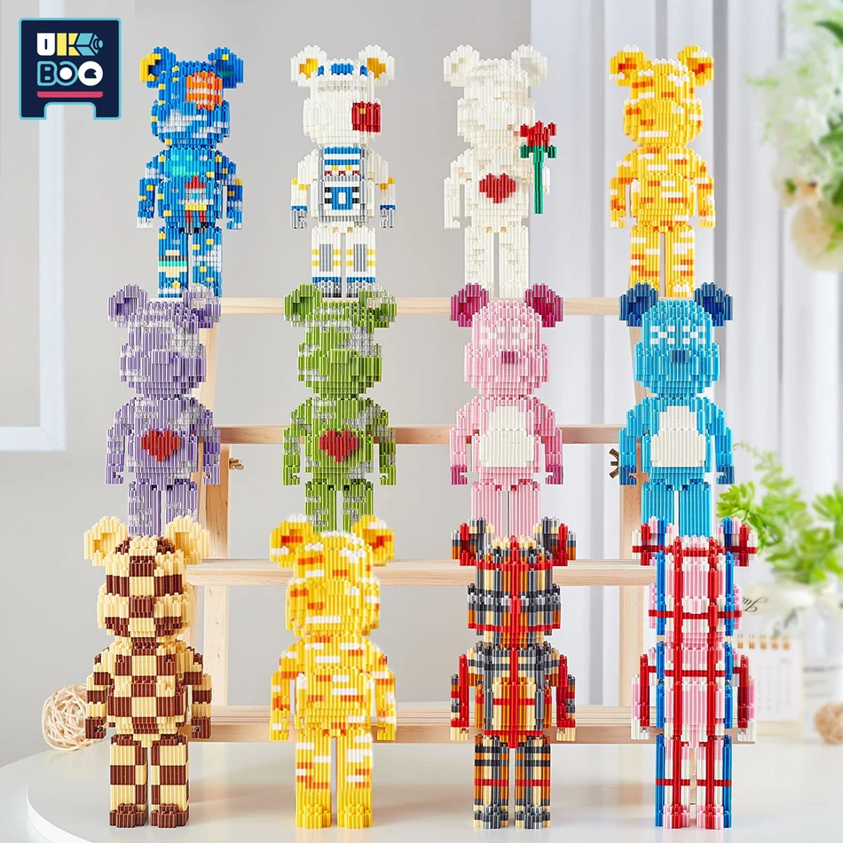 MOC-Bearbrick-blocs-de-construction-ours-violente-3D-microparticules ...