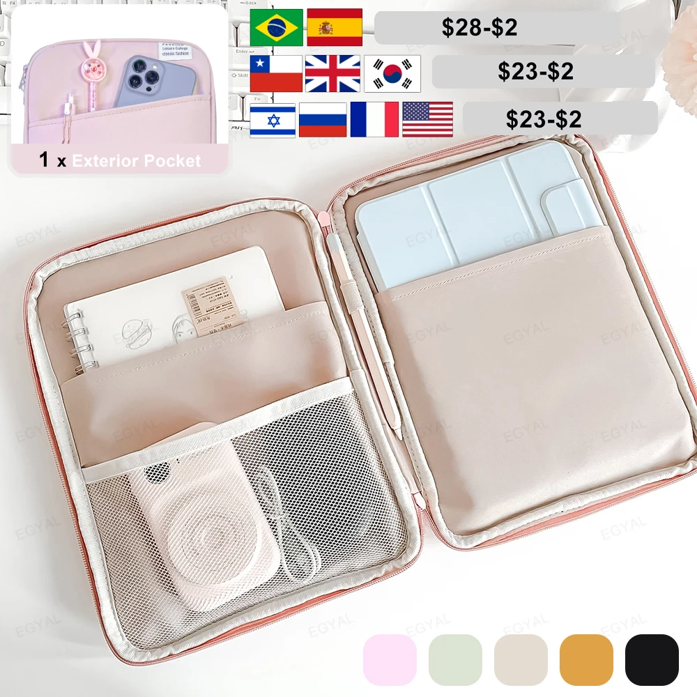 Tablet Sleeve Bag 9-11 Inch For Xiaomi Pad 5 Pro Ipad Air Pro 11 10th/9 ...