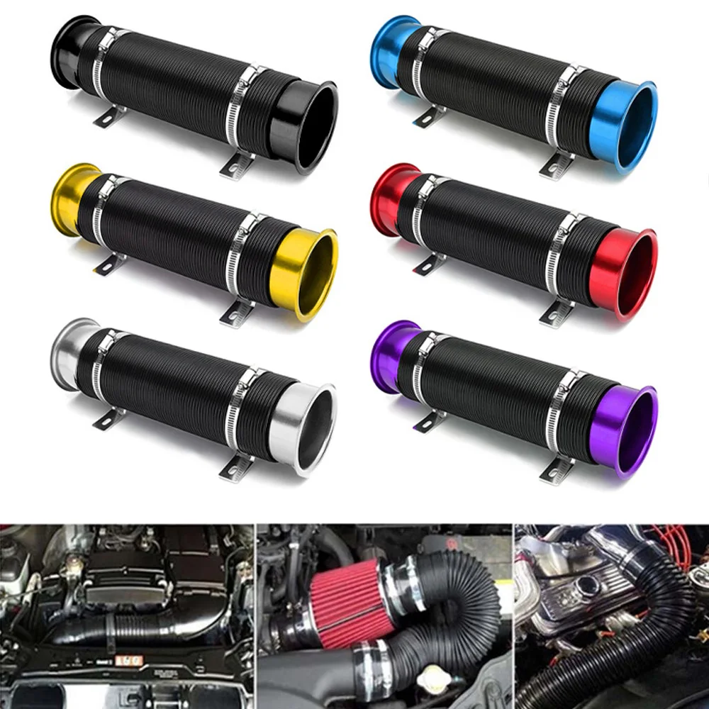 Kit-de-tuyau-d-admission-d-air-universel-avec-pince-conduit-extensible ...