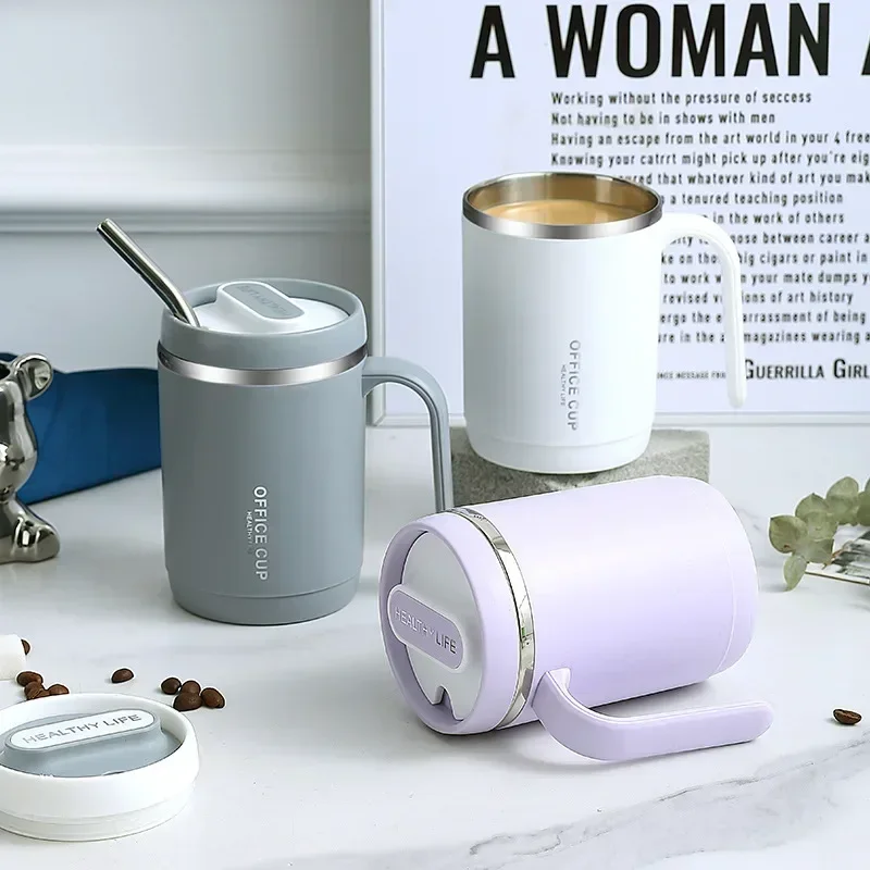 Protable Insulation Cups Thermos Mug 304 Stainless Steel in-car Mug ...