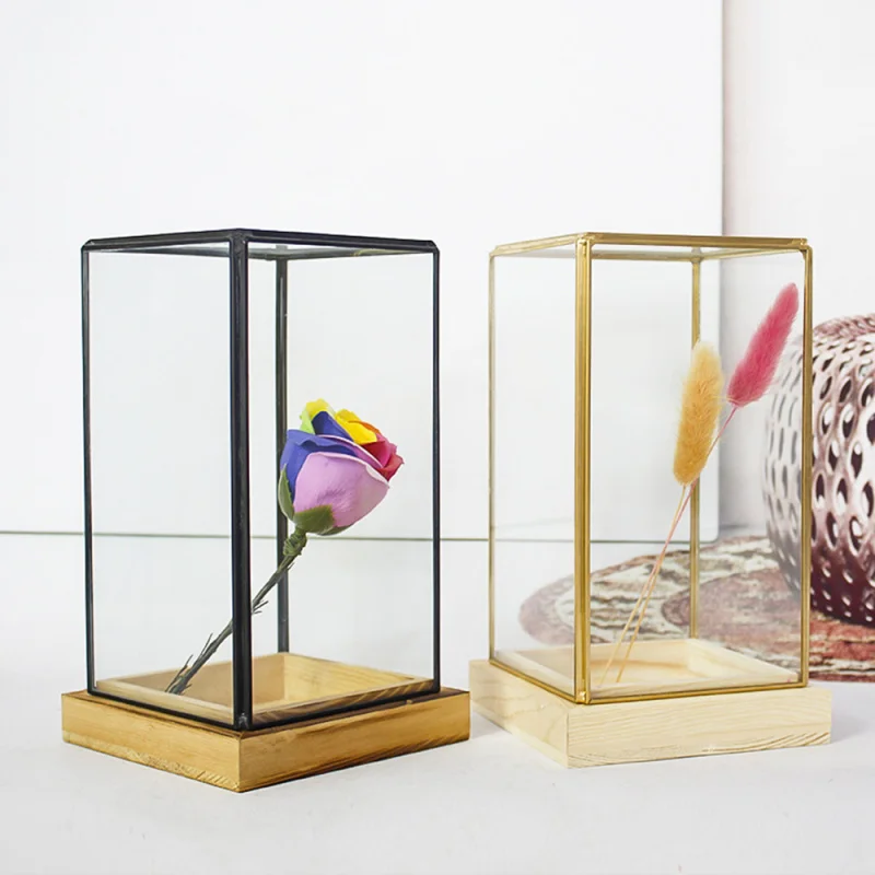 1PC Micro Landscape Display Stand Ornaments Plants Flower Protective ...