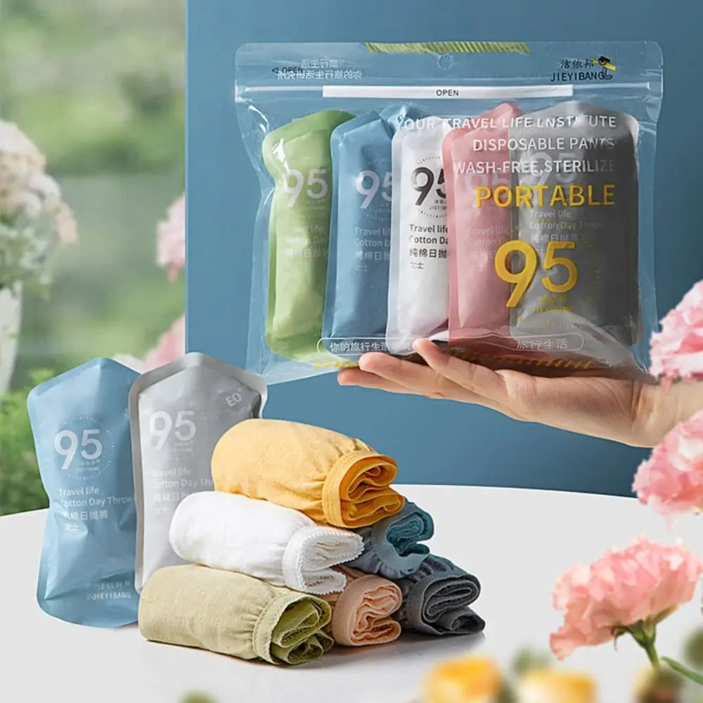 5Pcs-5-Size-Women-Disposable-Panties-Maternity-Panty-Individual ...