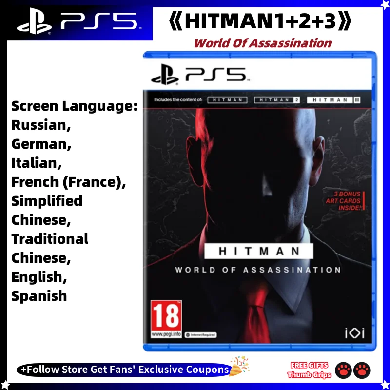 HITMAN-123-World-of-Assassination-Brand-New-Sony-Genuine-Licensed-Game ...