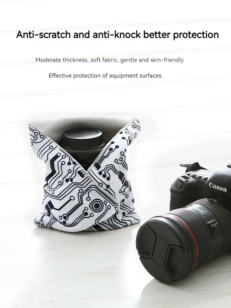 Walking-Way-Camera-Cover-Protective-Wrap-Cloth-Magic-Folding-Cloth-SLR-Lens-Protector-Case ...
