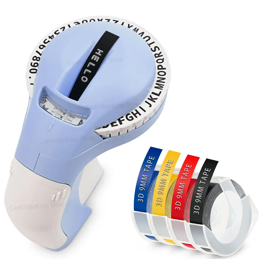 Dymo-Self-Adhesive-Label-Printer-9mm-Grava-o-3D-Label-Maker-B90 ...