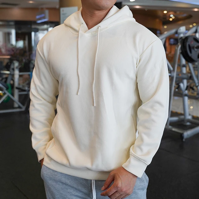 Thick Cotton Men's Sports & Workout Hoodie - Men's Fitness Apparel, Men ...