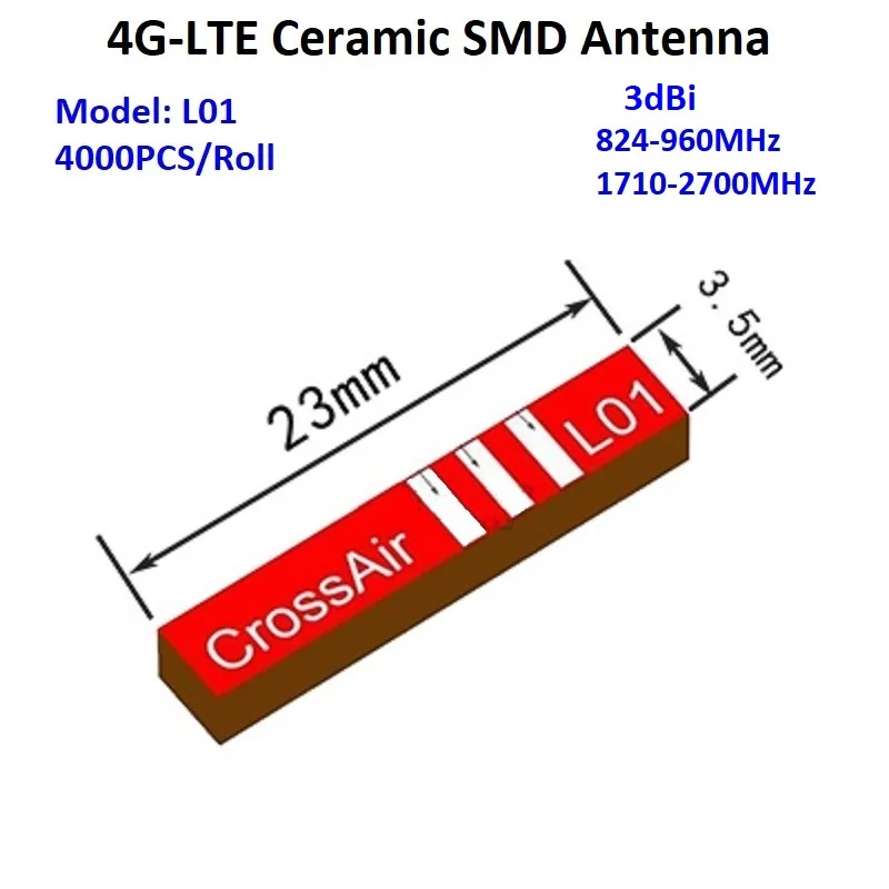 Crossair-L01-4G-LTE-Antenna-Ceramic-SMD-Antenna-GSM-3G-Patch-Antenna ...