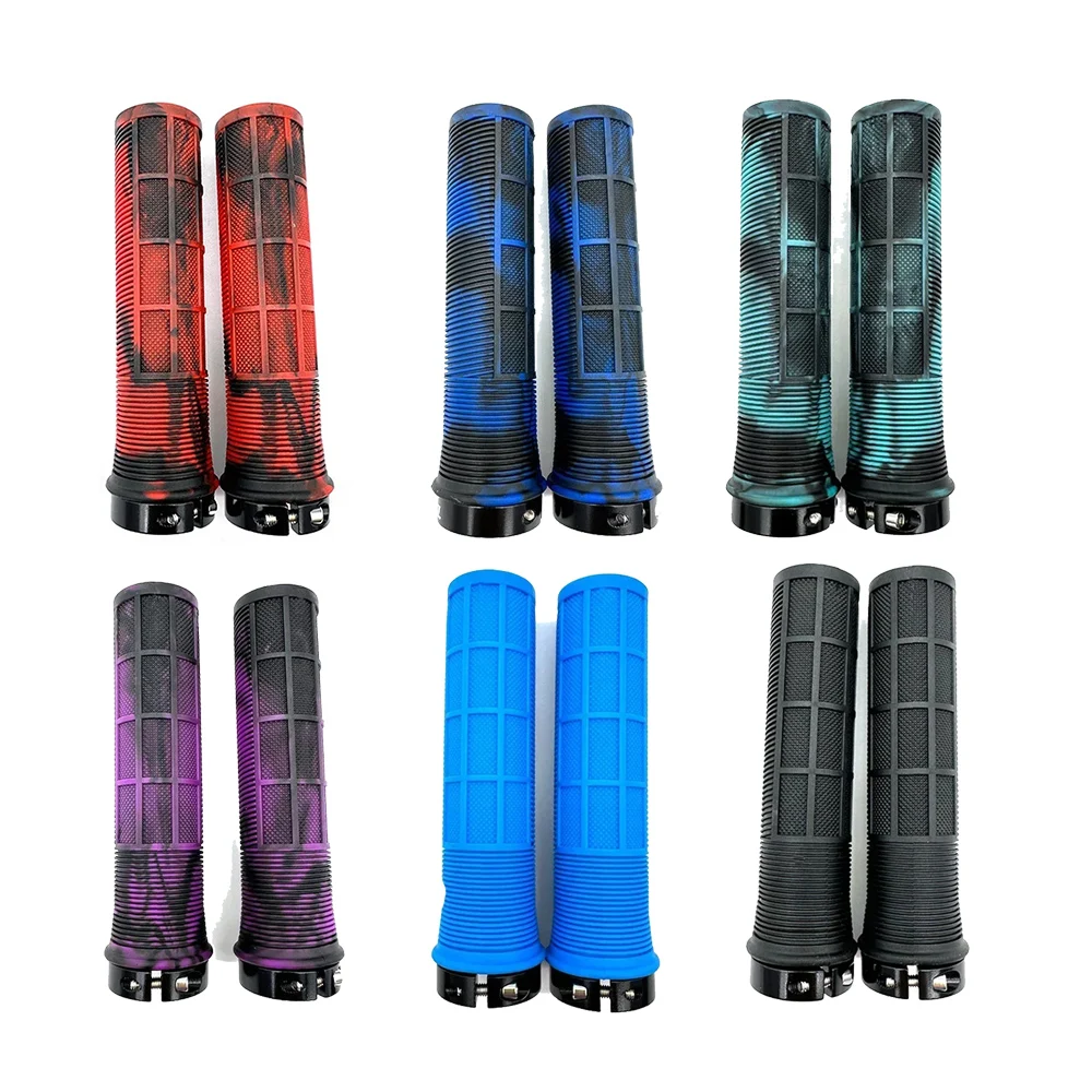 Bike-Grips-Lock-on-Bicycle-Handle-Cuff-Anti-Slip-Shock-Absorbing ...