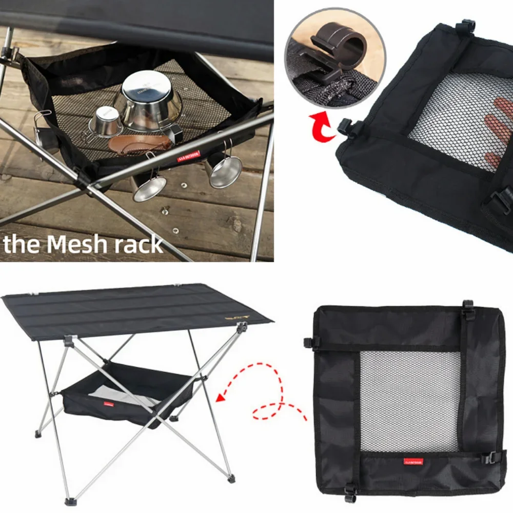 Outdoor-Camping-Table-Storage-Tool-Hanging-Basket-Folding-Table-Rack ...