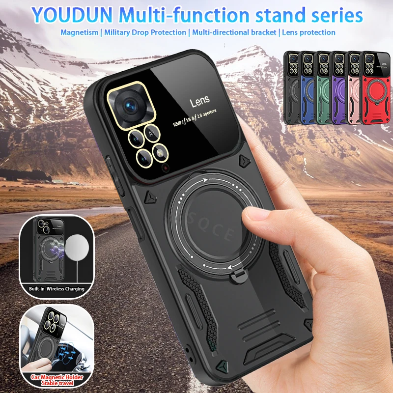 For-Xiaomi-Redmi-Note-11-Pro-5G-Case-Magnetic-Holder-Ring-Phone-Case ...