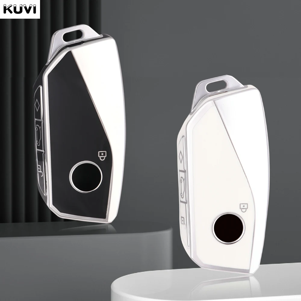 New TPU Car Key Case Cover Shell Fob For BMW i7 X7 G07 LCI iX I20 X1 ...