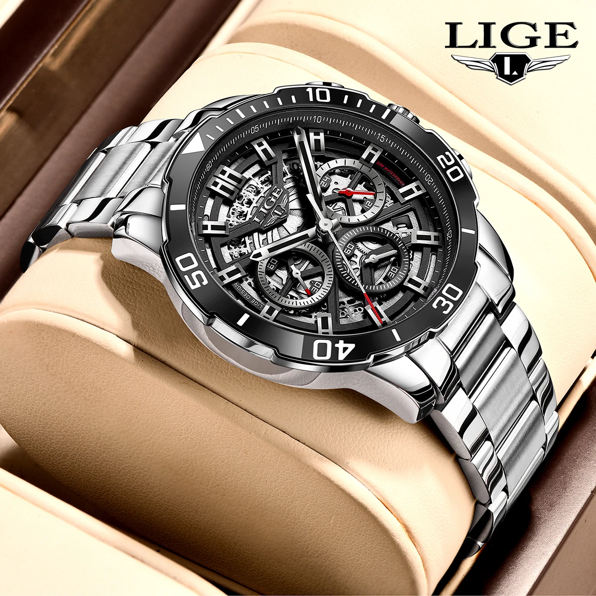 Reloj-LIGE-de-lujo-a-la-moda-para-hombre-relojes-de-pulsera-informales ...