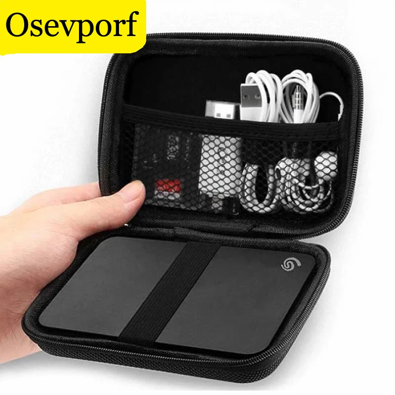 External Storage Hard Case HDD SSD Bag For 2.5 Hard Drive Power Bank ...