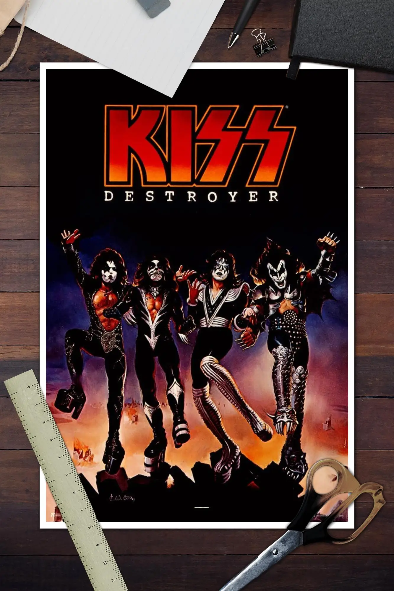 Kiss Destroyer Tour Poster