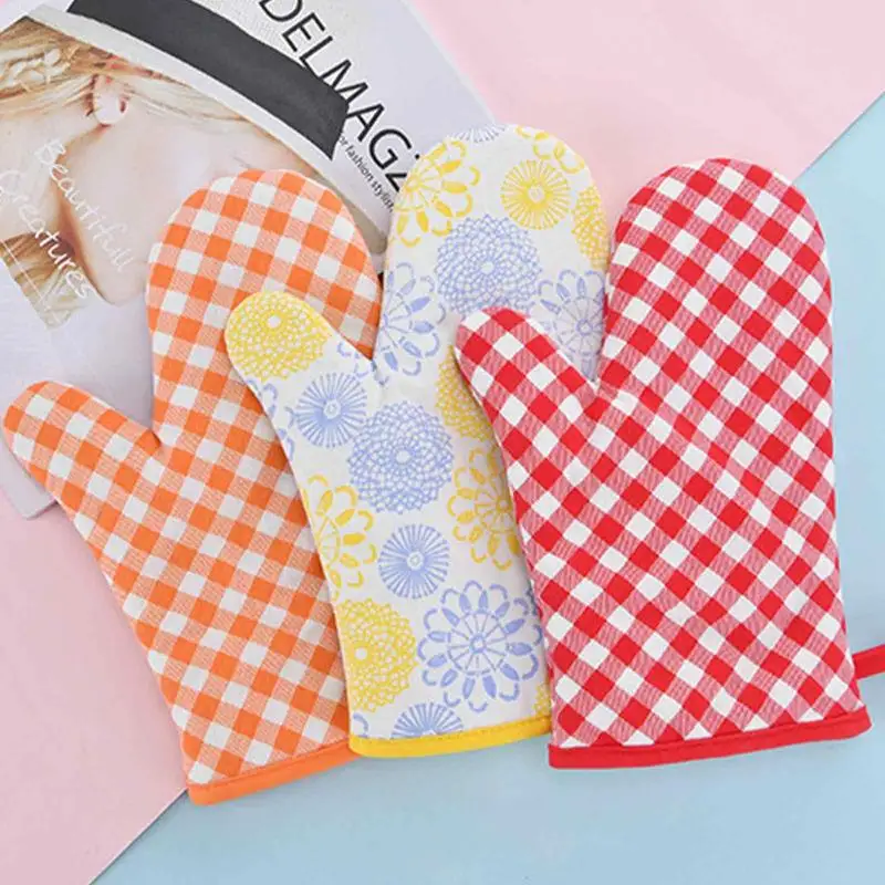1PC-Mitten-Microwave-Oven-Glove-Cotton-Insulated-Baking-Heat-Resistant ...