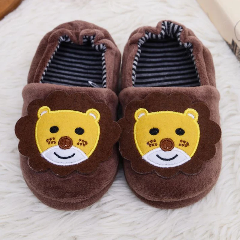 Fashion-Toddler-Boy-Slippers-Cartoon-Lion-Child-Autumn-Winter-Shoes ...