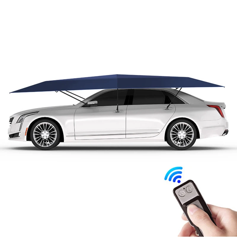5.2M Anti-UV Car Cover Waterproof Automatic Folding Car Roof Cover ...