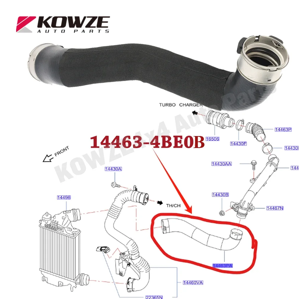 Turbo Charger Inter Cooler Intake Air Hose for Nissan X-TRAIL III T32 ...