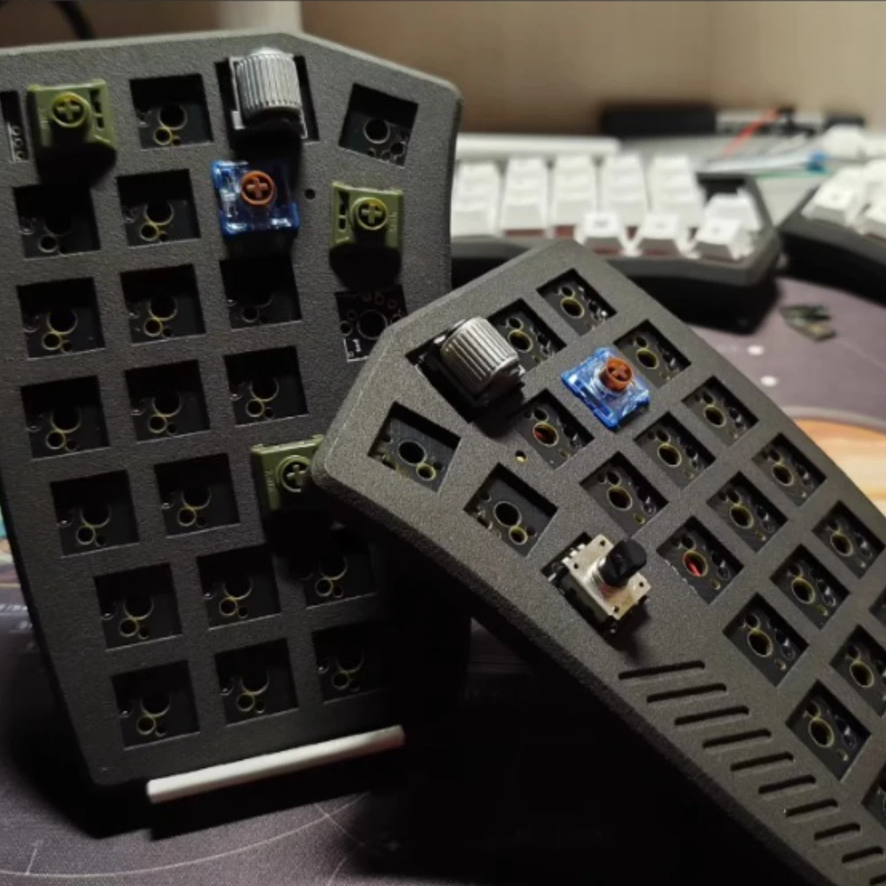 Alpha Ursae Majoris Kit de teclado ergonômico Hot Swap Ergo Junta Shell ...