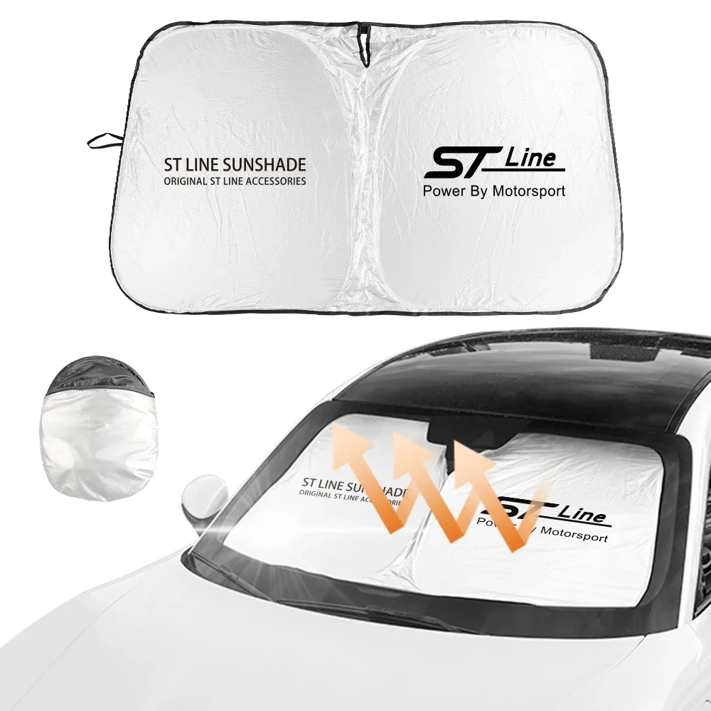 Car Front Windshield Sunshade Cover Auto Accessories For Ford ST Fiesta ...
