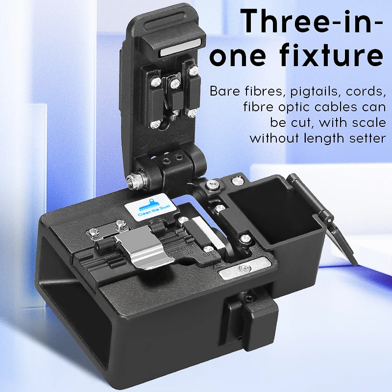 AUA-X5 Fiber Cleaver FTTH Cold Hot Melt Connection Optical Fiber Cable ...