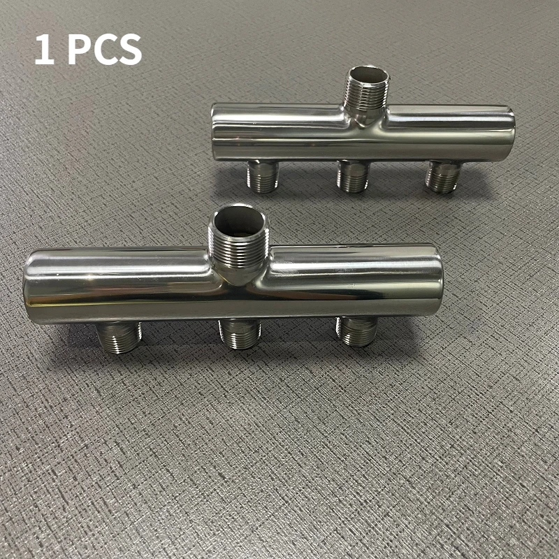 304Stainless-steel-Water-Manifold-Distributor-DN20-in-DN15-out-Water ...